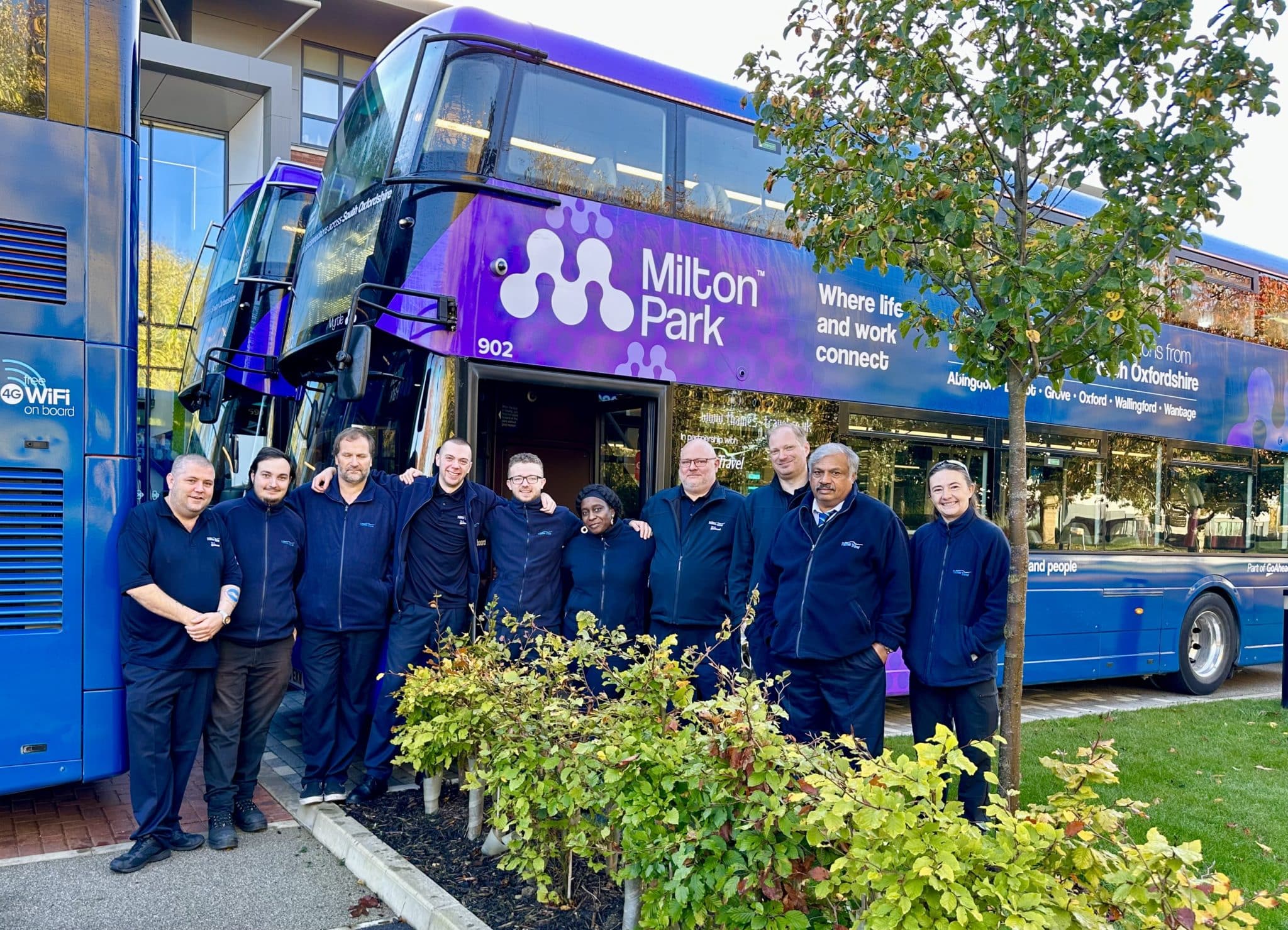 New fleet of Park-branded buses improve commutes | Milton Park